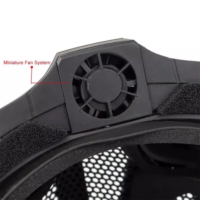 Emerson Tactical Airsoft Full Face Mask with Fan Anti Fogging Goggle ...